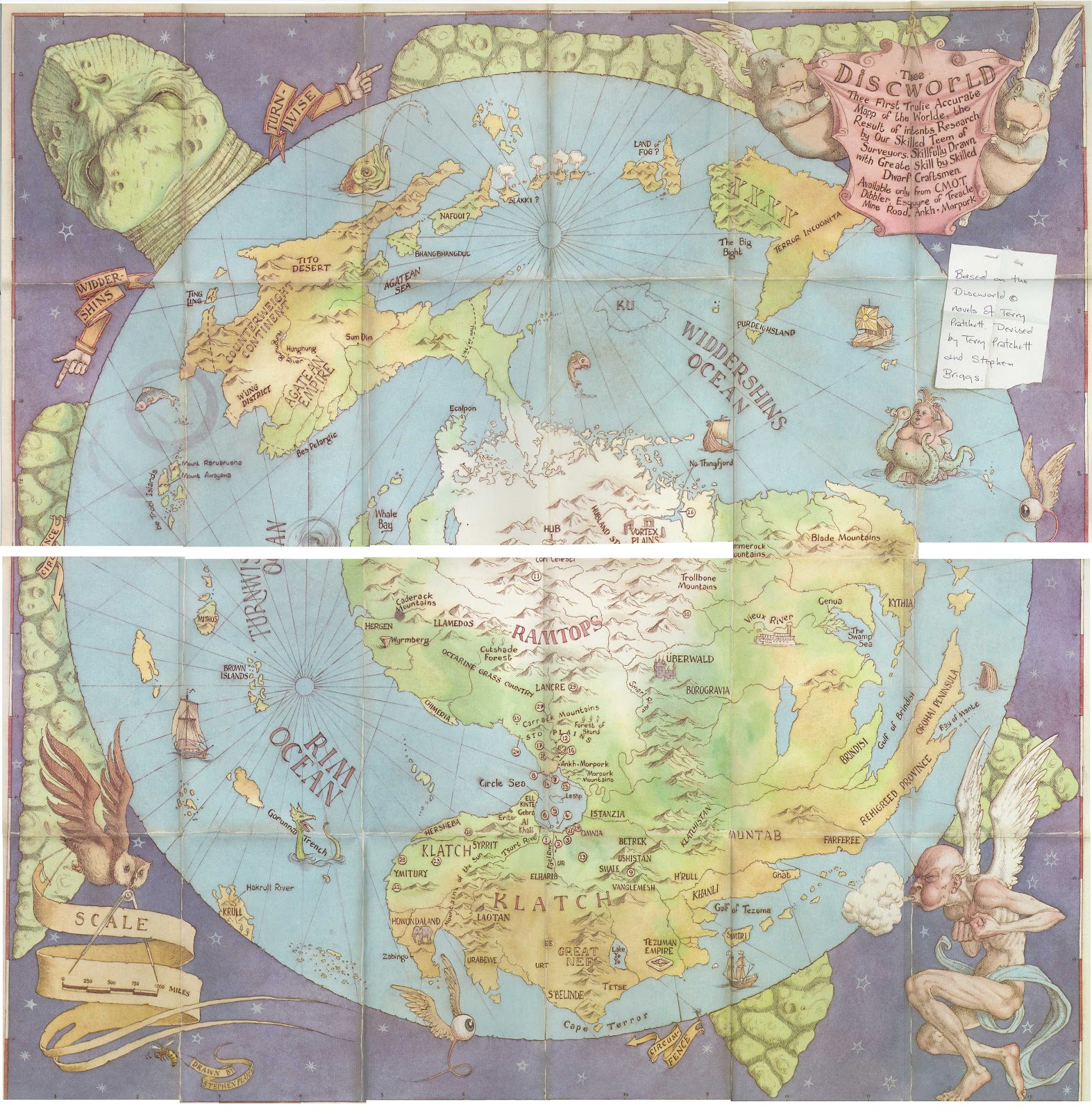 Old Maps, Expeditions and Explorations: Discworld