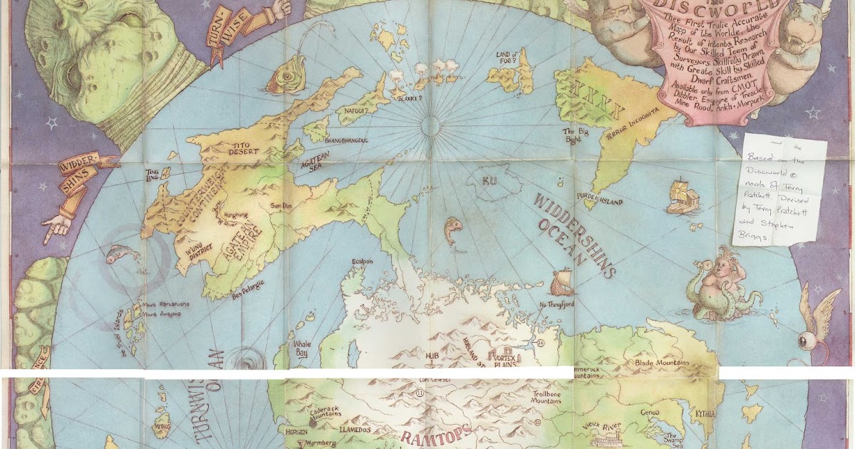 Old Maps, Expeditions and Explorations: Discworld