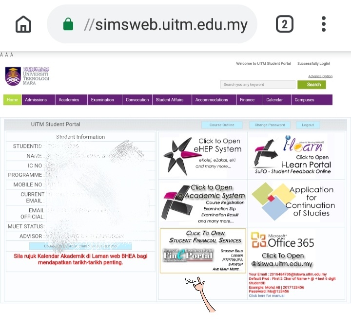 How to apply for the full transcript : for UiTM students