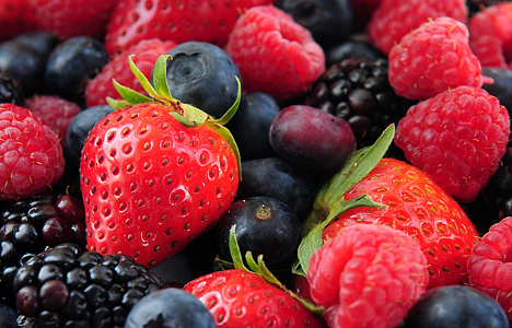 Frutas Rojas, antioxidantes naturales