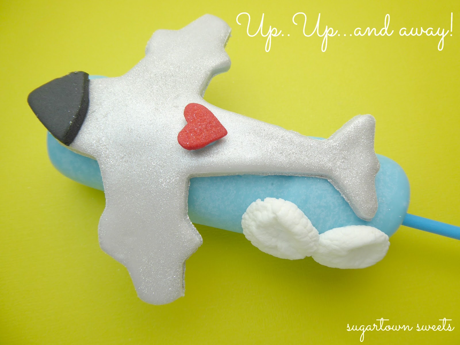 Sugartown Sweets: Airplane Marshmallow Pops