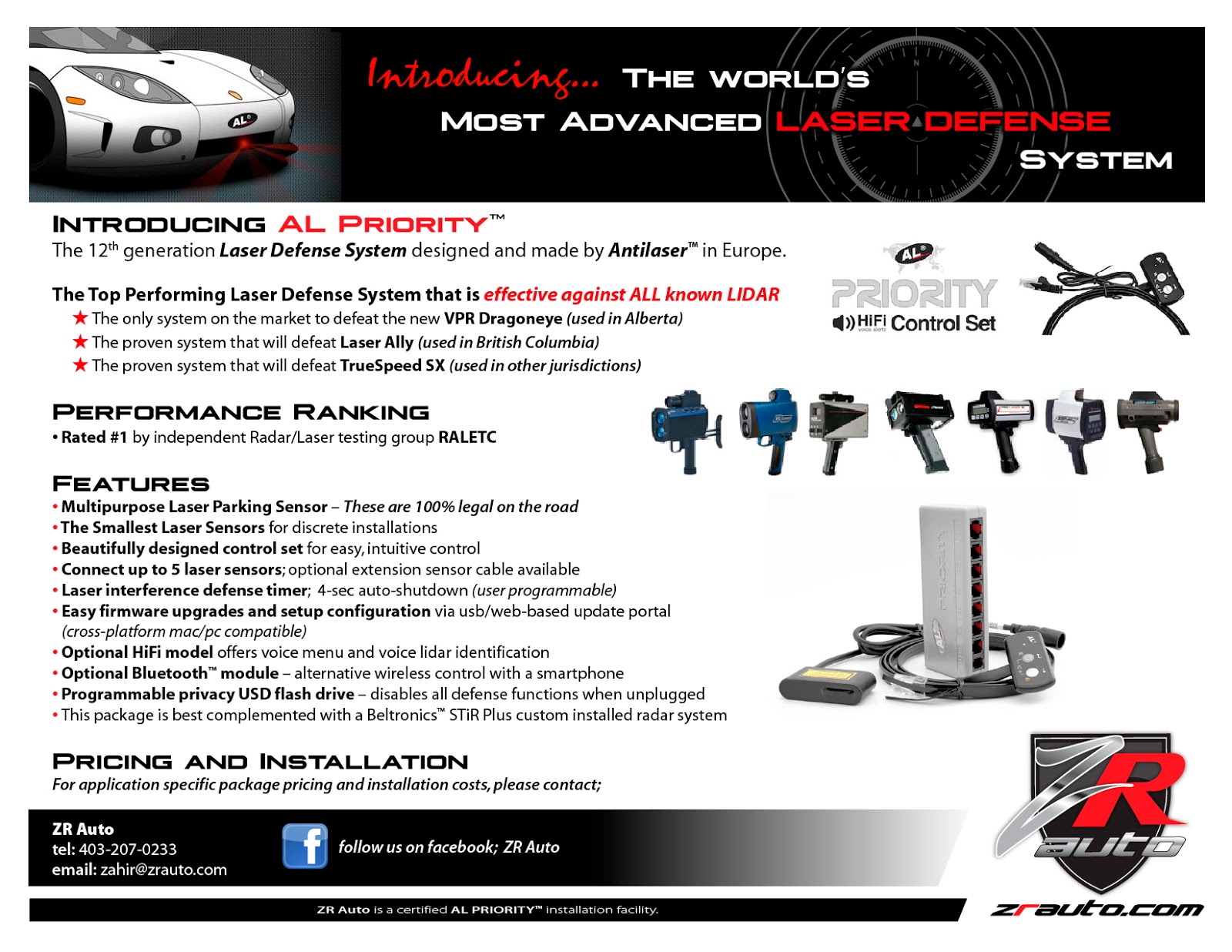 ZR Auto Blog: Introducing the world's most advanced laser defense system