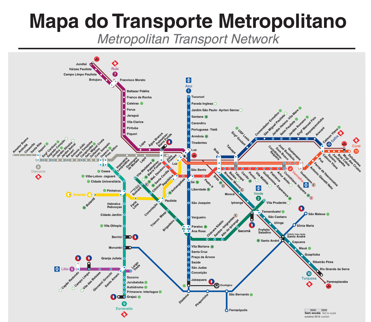 mapa del metro - Map Photos