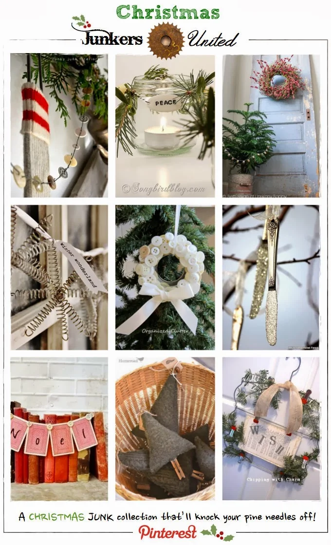 Christmas Junkers United, A Vintage Sled, A Holiday Mantel and a Link ...