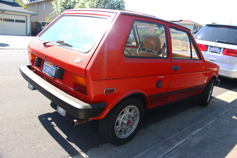 California Streets: Foster City Street Sighting - 1987 Yugo GV