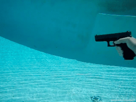 Bullet Shot Under Water ~ MechanicsGifs