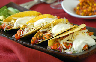 Cajun Delights: Spicy Crawfish Tacos w/ Pineapple Salsa
