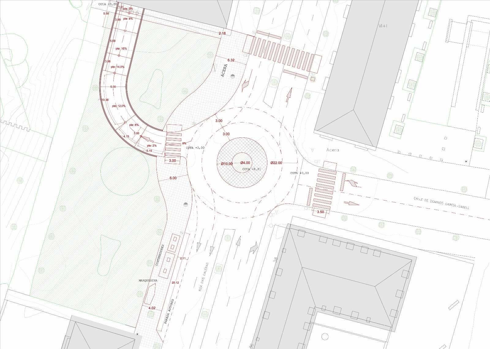 Ciudad Milenaria: Una rotonda en Galeras, un nuevo acceso, un doble ...