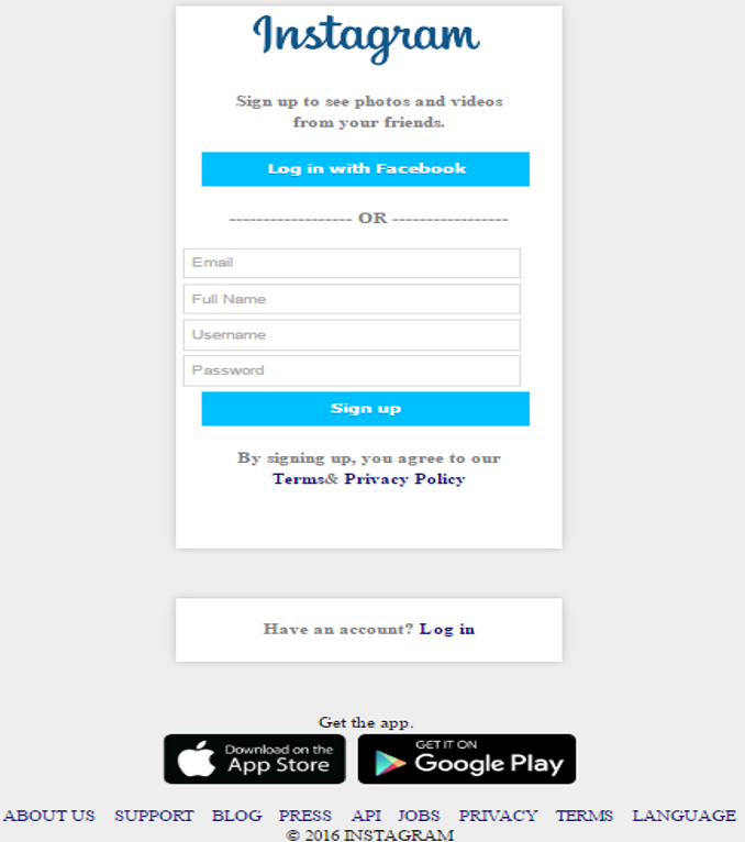 HTML and CSS Web Development Exercises: Instagram