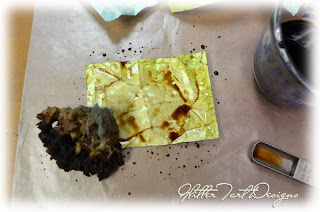 Glitter Tart Designs: Aging Paper with Walnut Ink ~ Tutorial