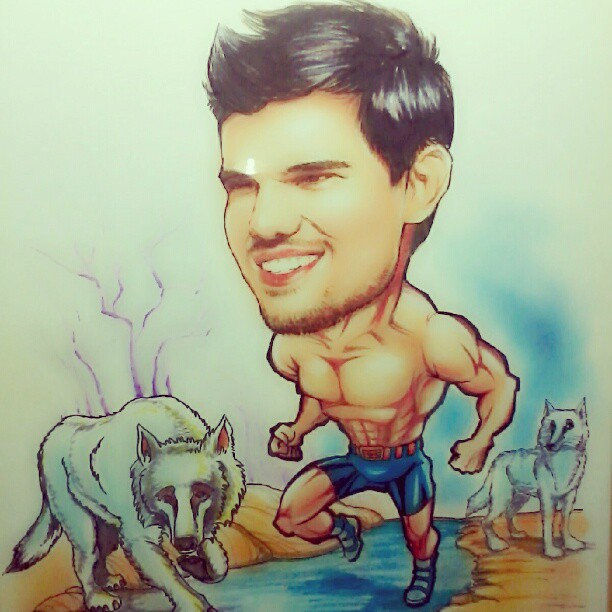 OFFICIAL TAYLOR LAUTNER FAN PAGE: I thought this cartoon was too cute ...