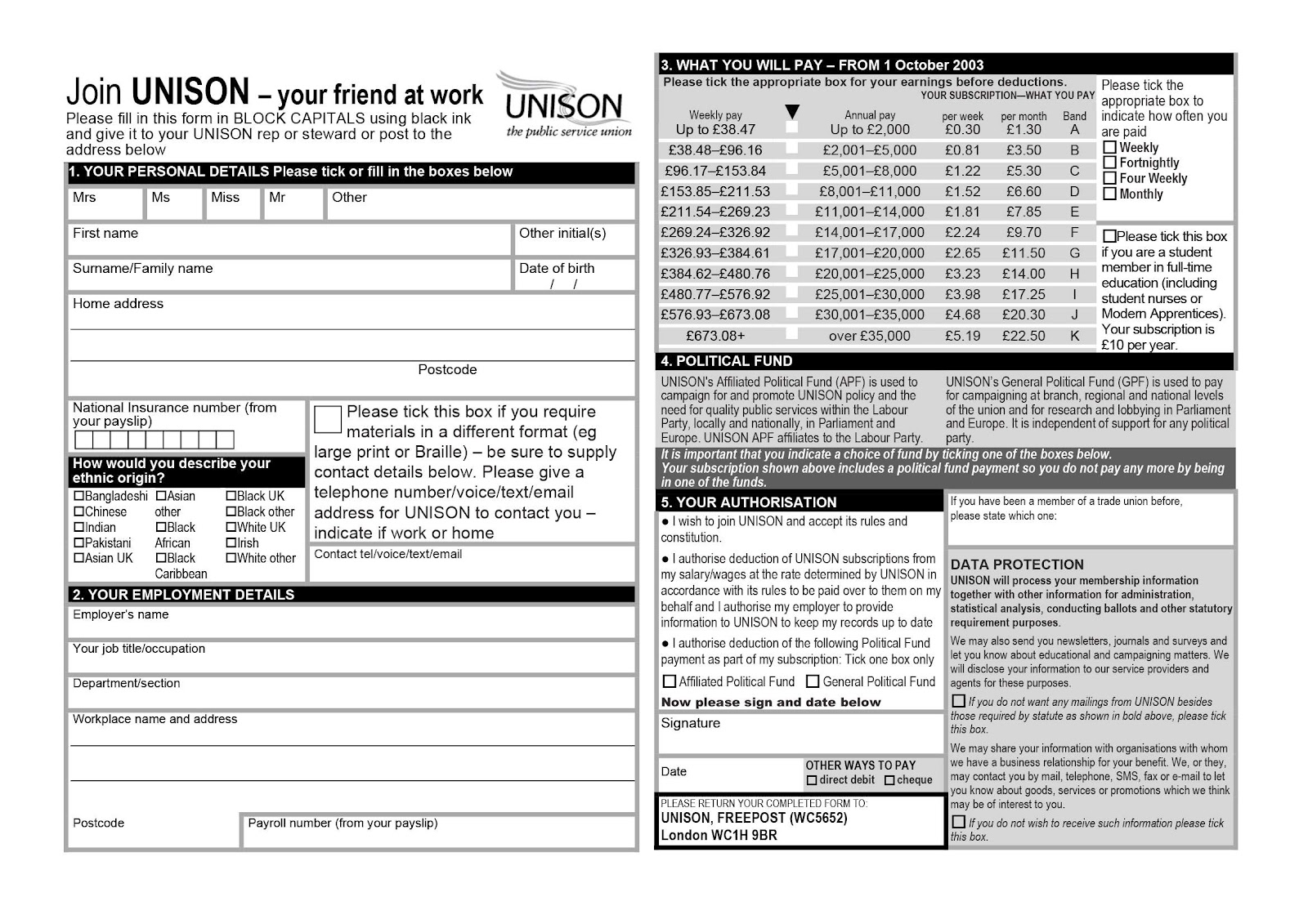 Doncaster Unison: 2012