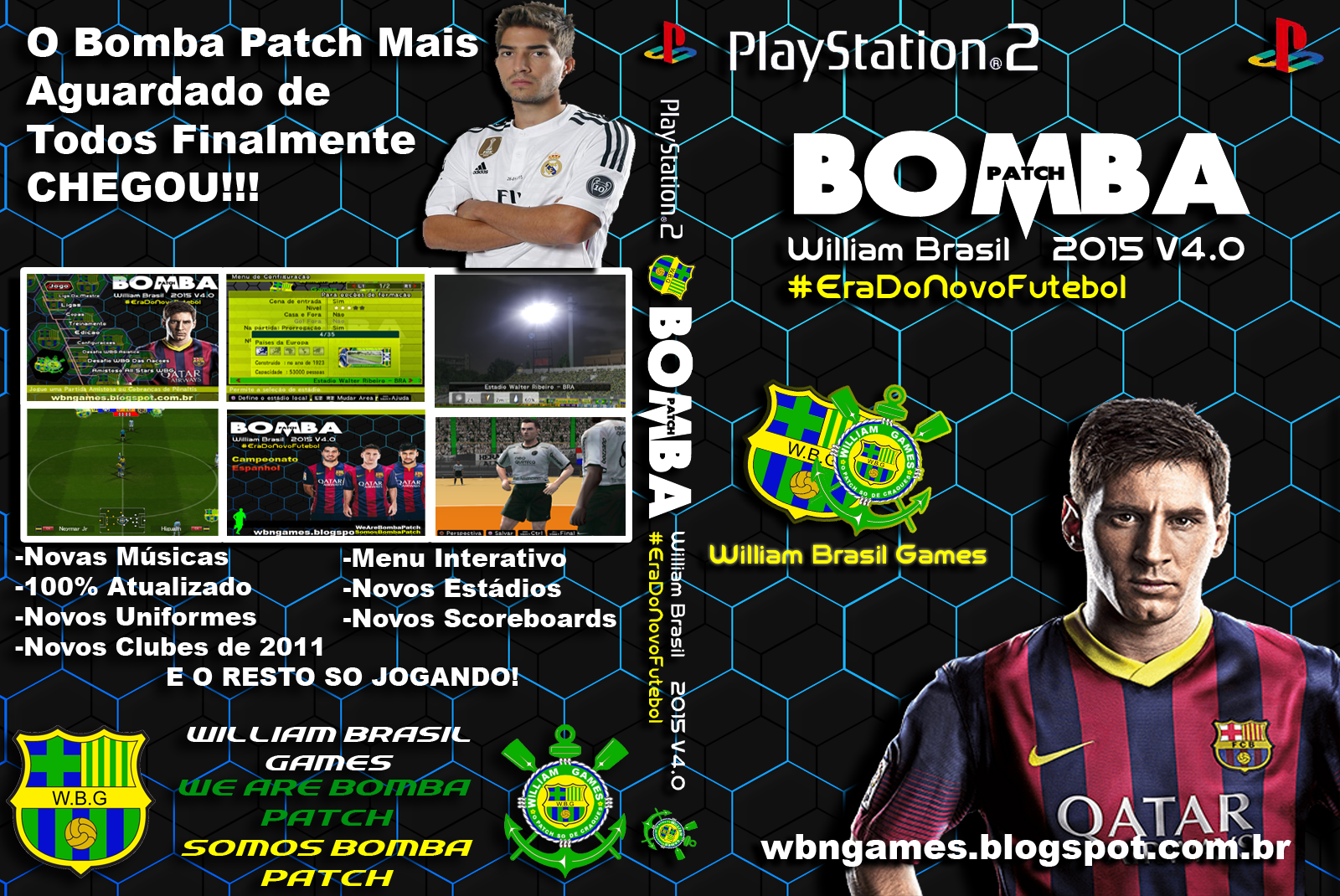 Museu dos Patches PS2: Bomba Patch William Brasil 2015 V4.0