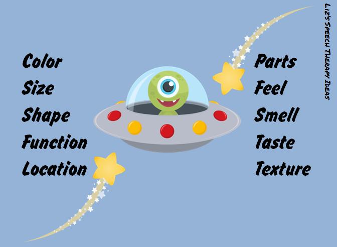 Liz's Speech Therapy Ideas: Alien Attributes - A Describing Unit!