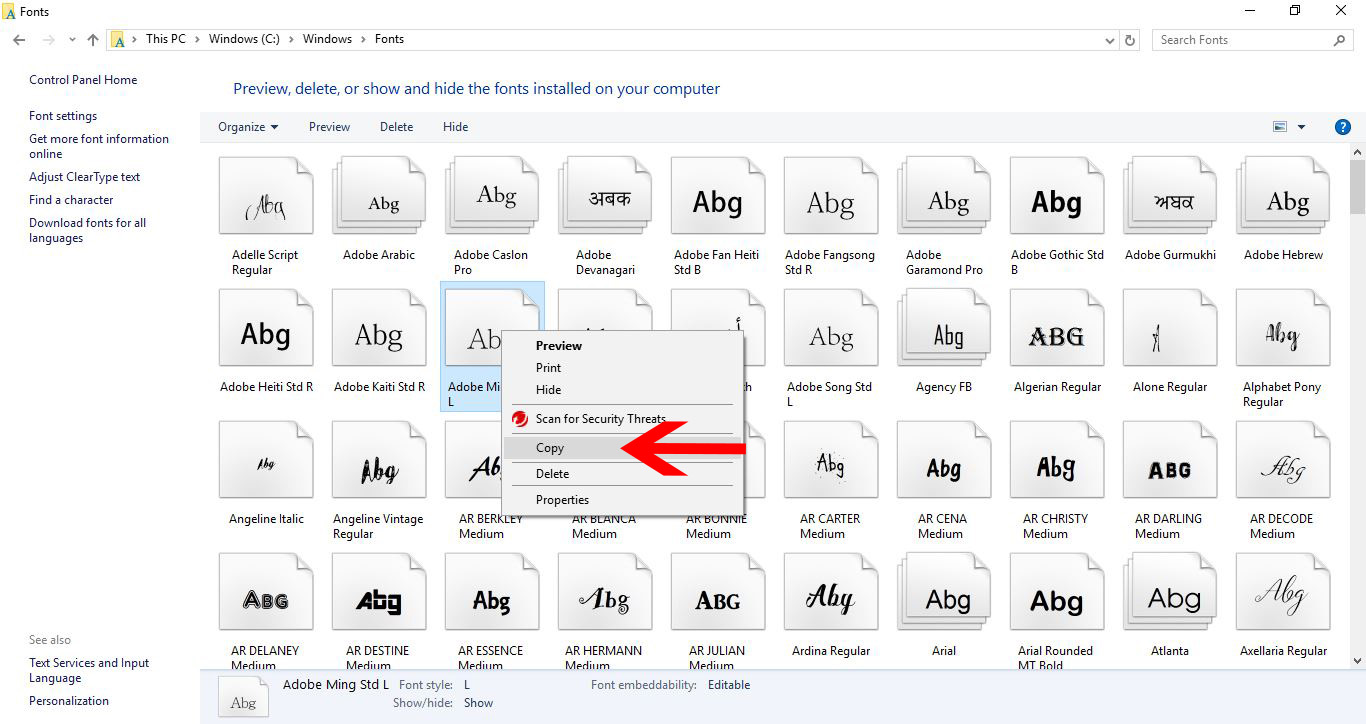 How to back up fonts from your computer | Design Bundles