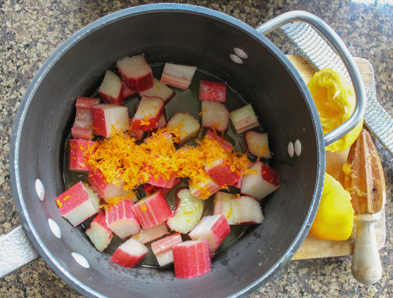 Food Lust People Love: Fresh Rhubarb Steamed Sponge Pudding with ...