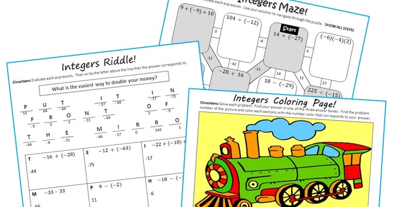 Exceeding the CORE: Math Mazes, Riddles & Coloring Page (FUN ACTIVITIES)