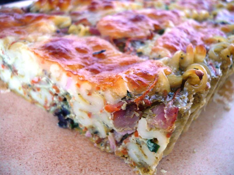 Celle qui cuisinait ou le plaisir de cuisiner: Tortilla aux pâtes façon ...