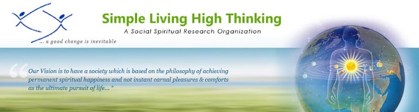Simple Living High Thinking