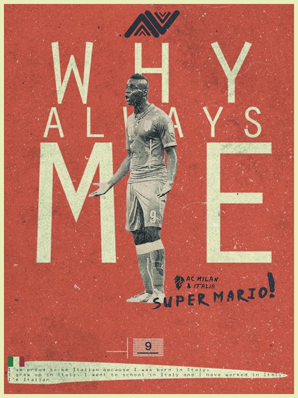 Mario Balotelli World Cup poster by the Oraby brothers : r/seriea