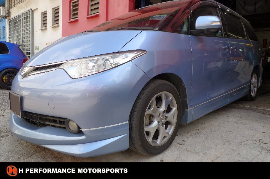 Premium Car Floor Mat: Toyota Estima ACR50 CHEQUED BLACK Patterned Car ...