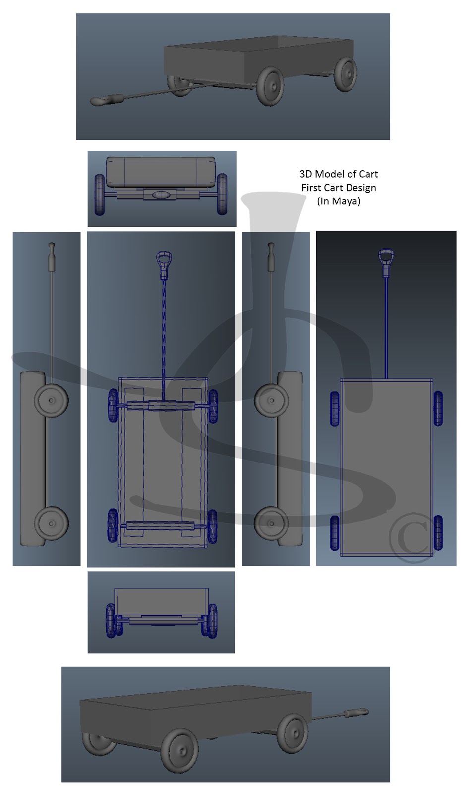 Jenny's World of Model Making: Cart Model - Initial Stages