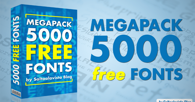 MegaPack con 5000 Fuentes Gratuitas | Saltaalavista Blog