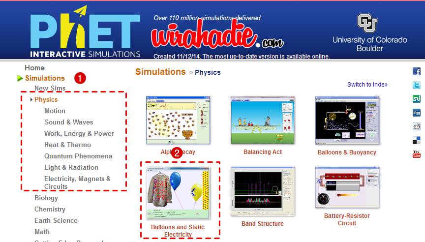 Cara Menggunakan Aplikasi PhET Simulasi | wirahadie.com