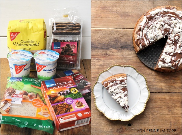 Penne im Topf: Schneegestöber-Torte für die "EDEKA Winterküche"