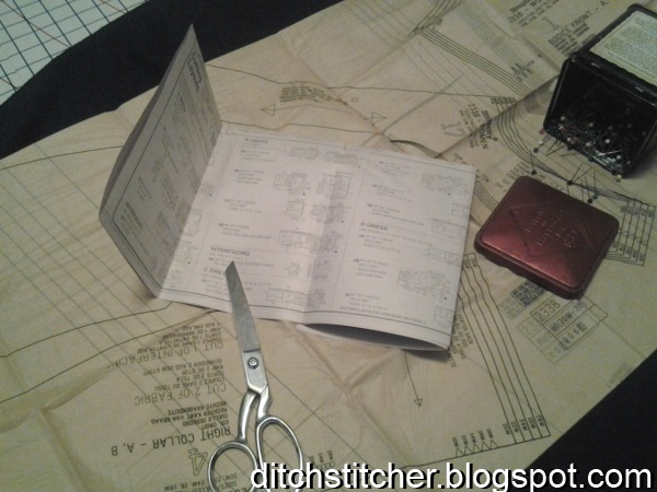 Stitching in the Ditch: The basics of cutting out a pattern