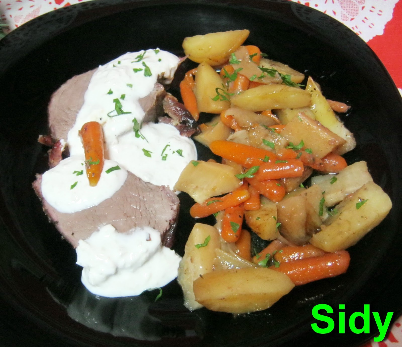 Friptura de vitel Royale cu sos de hrean « In Bucatarie La Sidy