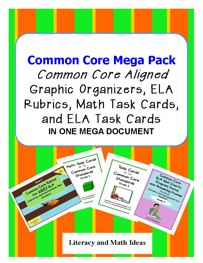 Literacy & Math Ideas: Common Core Mega Packs