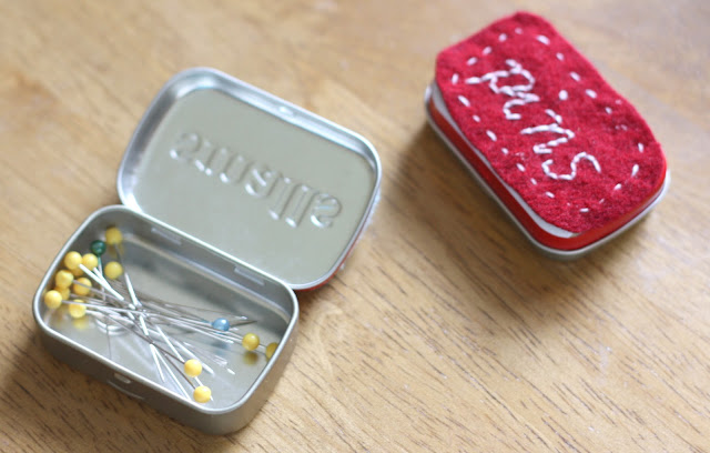 Magnetic Travel Pin Case tutorial - Diary of a Quilter - a quilt blog