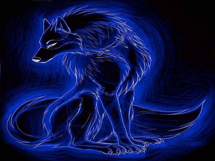 cool anime 3d wolves wallpaper | Moving Wallpapers