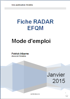 Fiche RADAR EFQM | EFQM Conseil Evaluation Reconnaissance