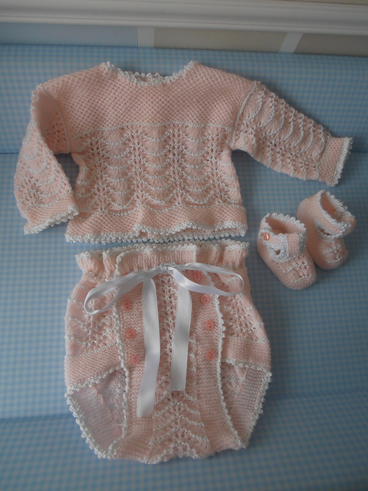 El armario de M&D: Conjunto de Punto Rosa