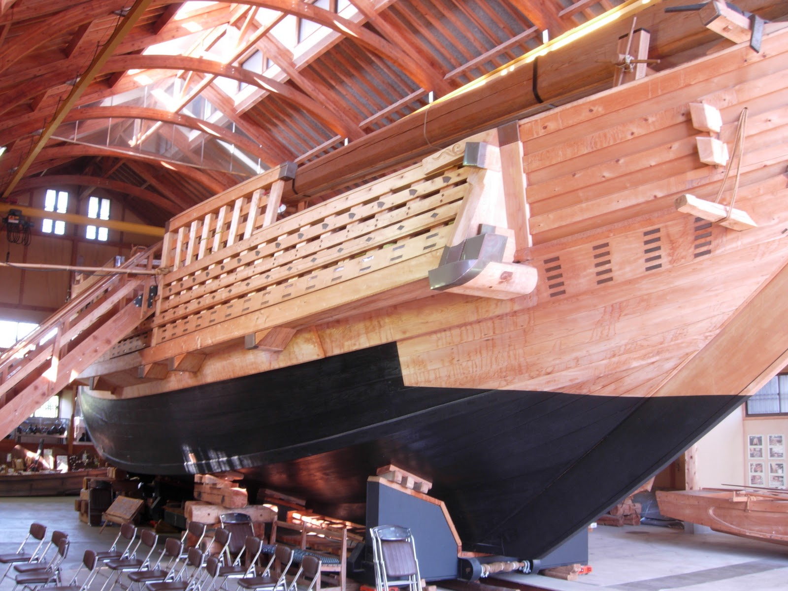 Glimpses of Japan: Sado Shipbuilding Museum, Ogi