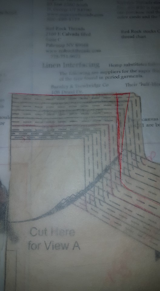 Designs From Time Historical Costumes: Italian Over-Partlet Pattern ...