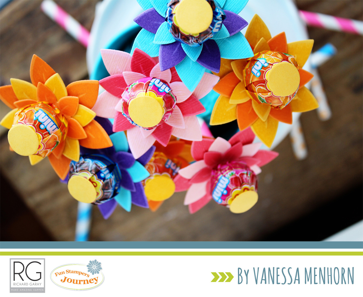 wings of a butterfly: Lollipop Flowers