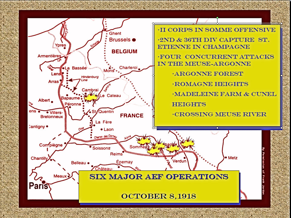 Roads to the Great War: 100 Years Ago: 8 October 1918 — The AEF's ...