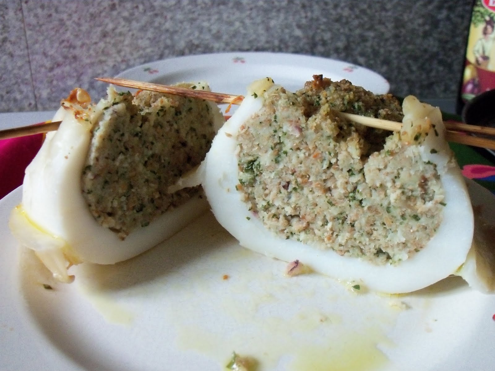 LE RICETTE DI SILVY: SEPPIA RIPIENA AL FORNO