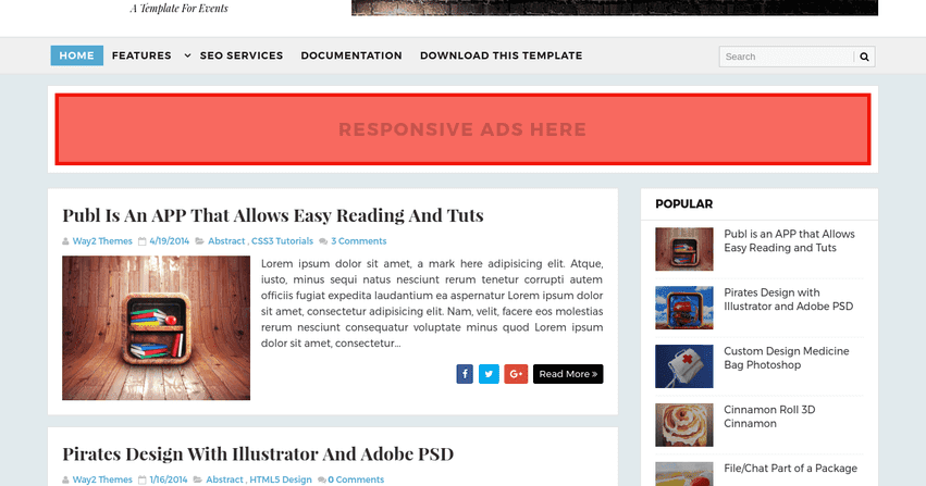 Evento Event Blogger Template - Way2themes