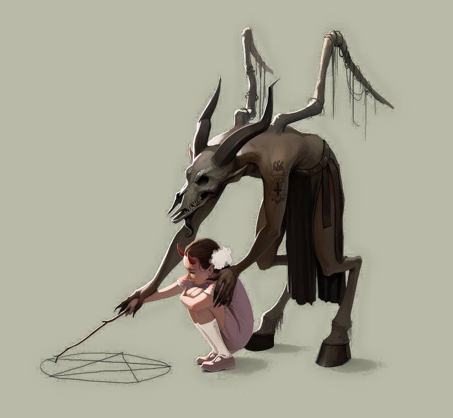 Ars Lamia: Demonios [Sobre el trabajo y actitudes con,]