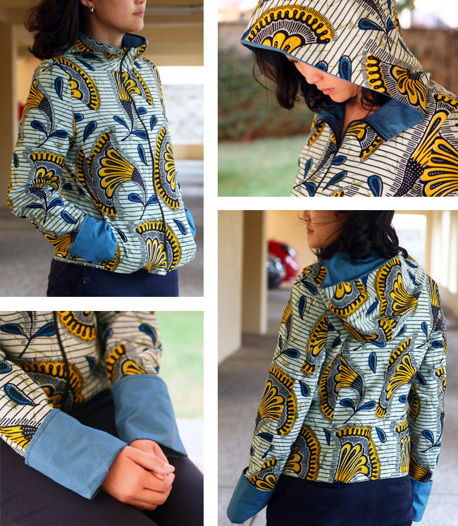 oinge: Craft Lab - Kitenge Hooded Jacket