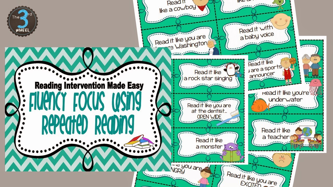 Classroom Freebies Too: Making Reading Fluency Practice Fun