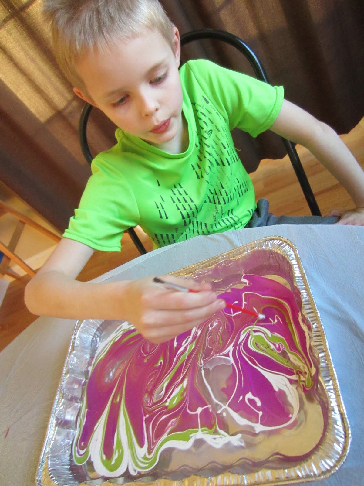 Relentlessly Fun, Deceptively Educational: DIY Marbleized Paper