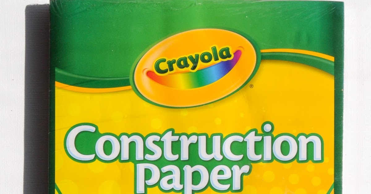 Crayola Construction Paper: What's Inside the Package | Jenny's Crayon ...