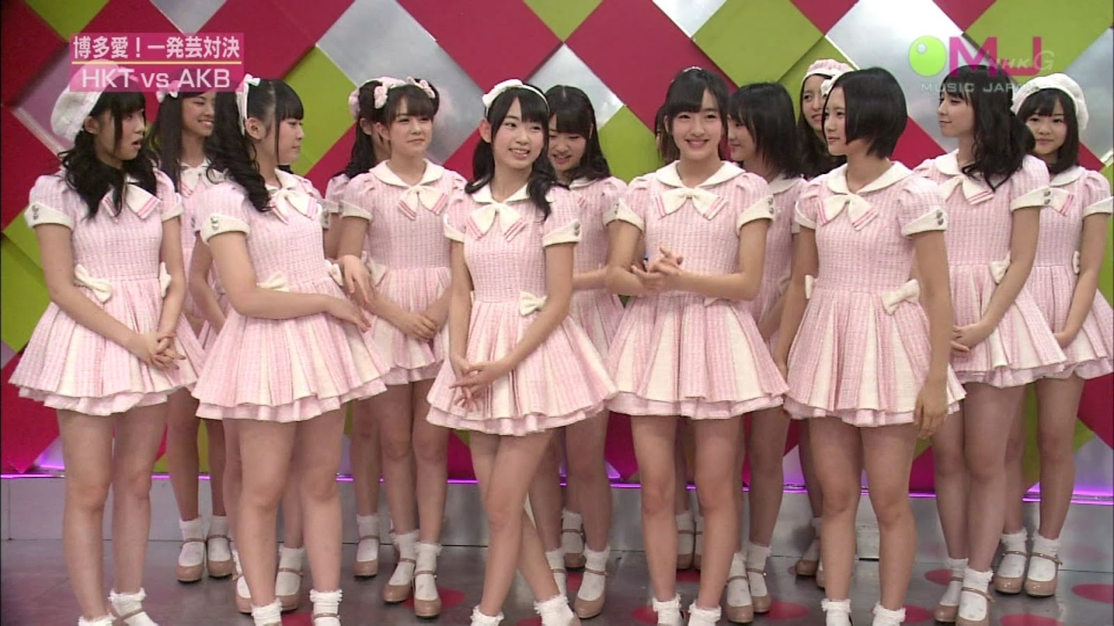 スピンオフ地デジキャプチャー画像庫: AKB48 HKT48の美脚・ミニスカ 13年1月20日 MUSIC JAPAN #1