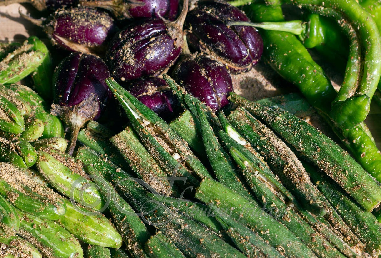 fabulous fridays: Tava fry stuffed vegetables