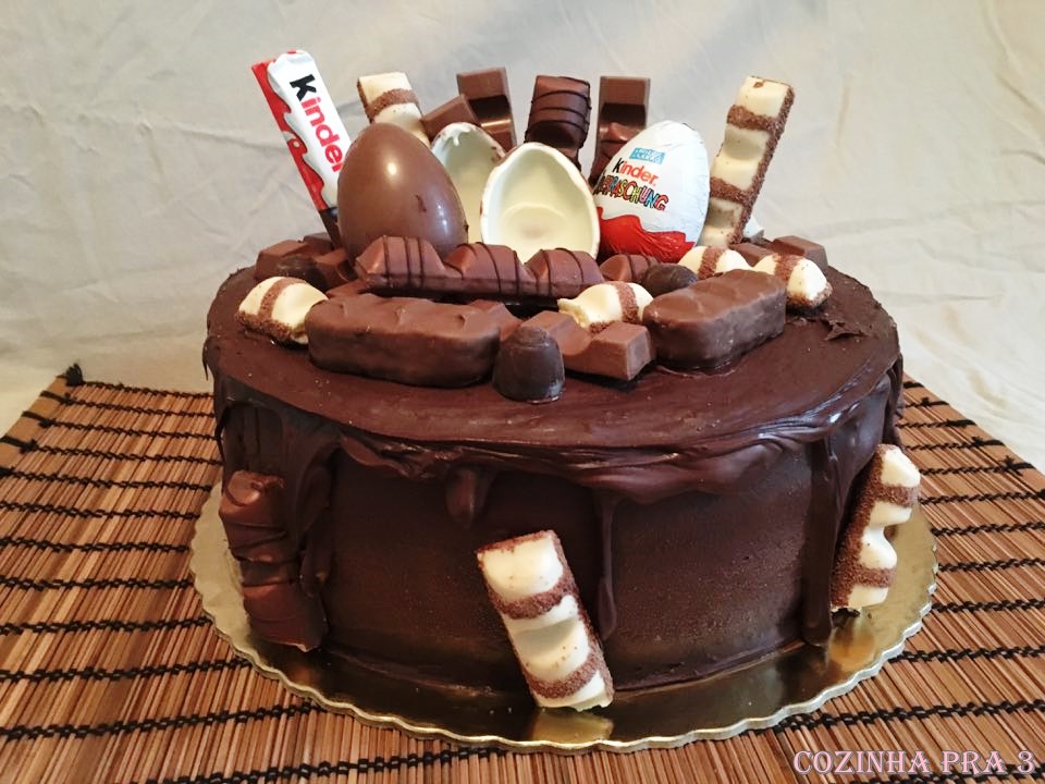 Cozinha pra 3: Bolo Kinder